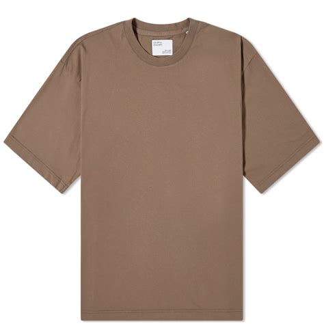 Colorful Standard Oversized Organic T Shirt Coffee Brown End Tw