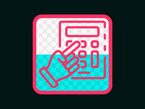 Hand Show On Calculator Retro Logo Graphic By Digitalpapersshop