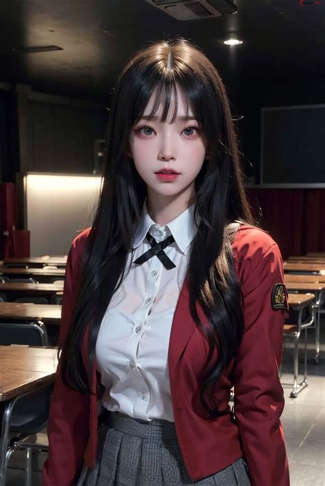 Ai Art Anime Girl 11 Yumeko Jabami Kakegurui 103 Photos
