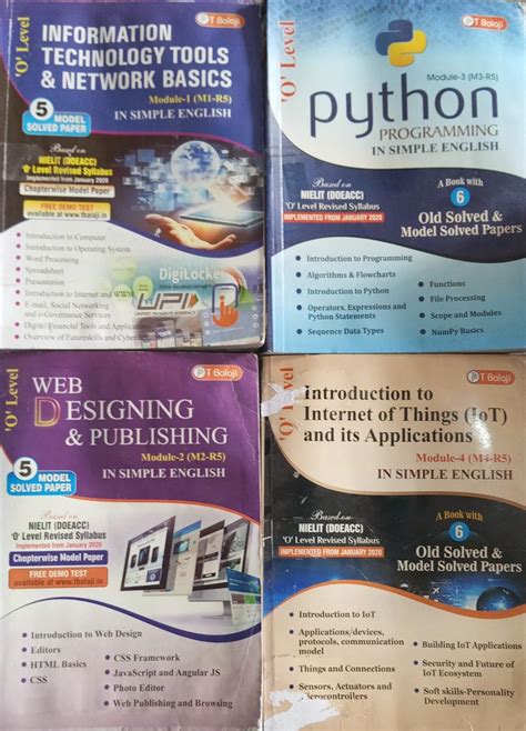 Olevel Information Technology Tools And Network Basics Module 1234 Second Hand And Used Book