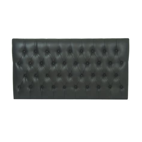 Ripley Respaldo Antonia Paz Capitone Pu Color Negro King