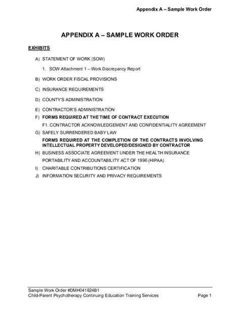 Fillable Online File Lacounty 7 CPP CE Training WOS Appendix A