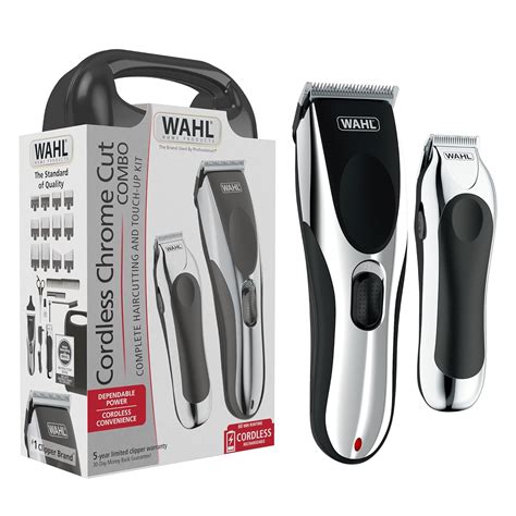 Brandclub Wahl Clipper Cordless Chrome Pro Hair Clippers For Men And