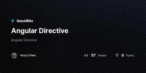 Angular Directive Stackblitz