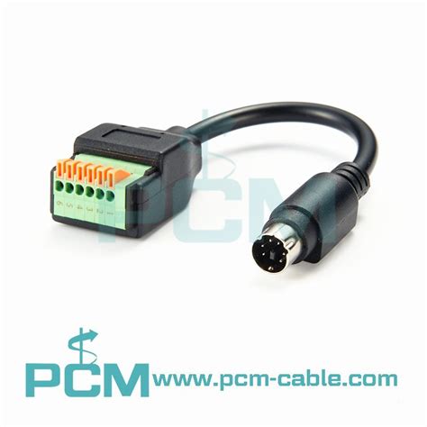 Customized Ps 2 Mini Din 6 Pin To Terminal Block Suppliers