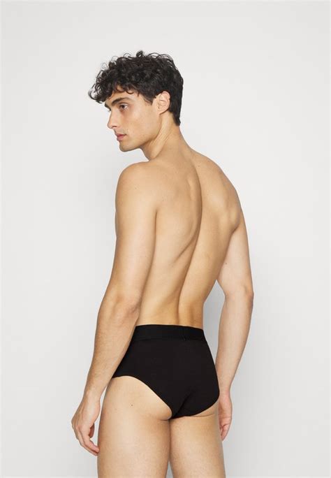 Levis® Men Solid Basic Brief 4 Pack Slip Blackschwarz Zalandode