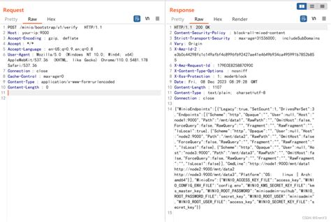 Minio集群模式信息泄露漏洞（cve 2023 28432）minio漏洞 Csdn博客