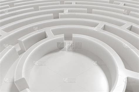 迷宫游戏三维图形绘画插图出口标志逆境休闲游戏韧性策略建筑物门小路