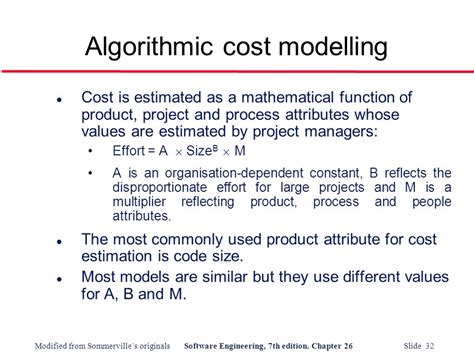 Software cost estimation - ppt download