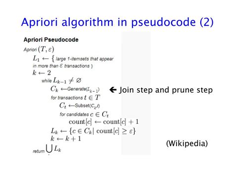 ppt apriori algorithm powerpoint presentation free download id 159954