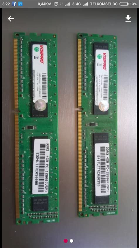 Komputer Bekas Ram Ddr3 4gb Pc12800 Merk Visipro Facebook
