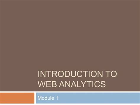 Web Analytics Pptx