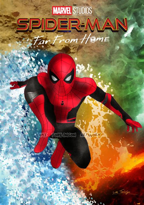 Spider Man Far From Home Poster 1 Design 1 Poster By Lucafon18