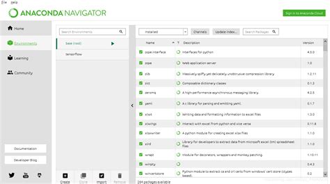 自用：anaconda Navigator功能介绍 Csdn博客