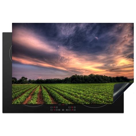 Muchowow Herdblende Abdeckplatte Sonne Himmel Wolken Vinyl 1