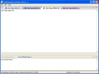 Wx Lib Agw Flatnotebook FlatNotebook WxPython Phoenix Documentation