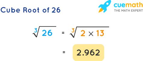 cube root of 26 how to find the cube root of 26 [solved]