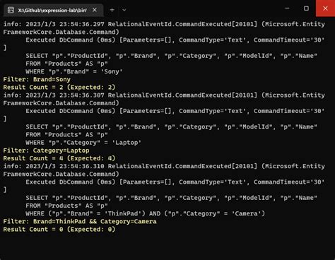 Linq Expression Where