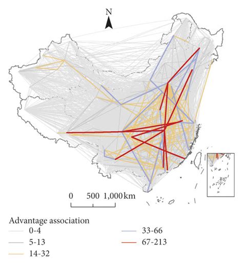 Comparison Of Intercity Travel Network Advantages Of Chinese Residents