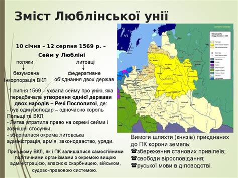 Україна у складі Литви та Польщі презентация онлайн