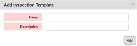 Add Or Edit A Custom Inspection Template