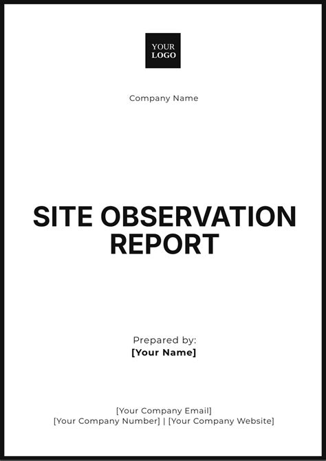Free Classroom Observation Report Templates To Edit Online And Print