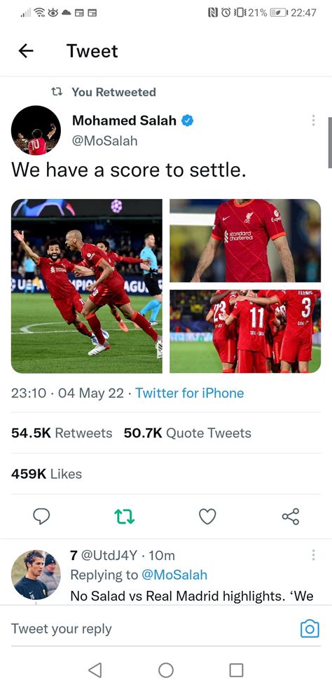 Optajoe On Twitter 6 Mohamed Salahs Six Shots On Target Tonight Is
