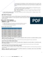 Oracle SQL Cheatsheet | PDF | Table (Database) | Data Management
