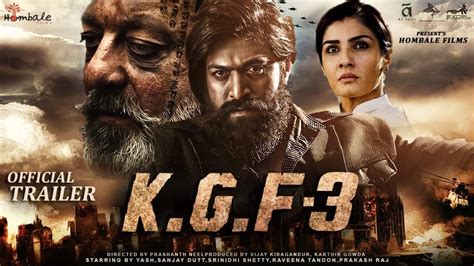 Kgf Concept Trailer Yash Srinidhi Shetty Raveena Tandon