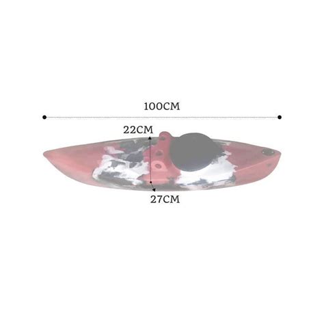K2f Replacement Outrigger Pod V1 Red 80 Kayaks2fish