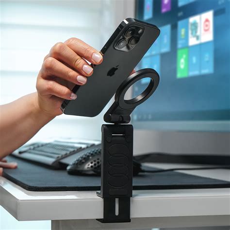 Ispace Tm 01 갤럭시 아이폰 맥세이프 비행기 스마트폰거치대 기내용 열차 책상 선반 주방 유튜브촬영 에이블리