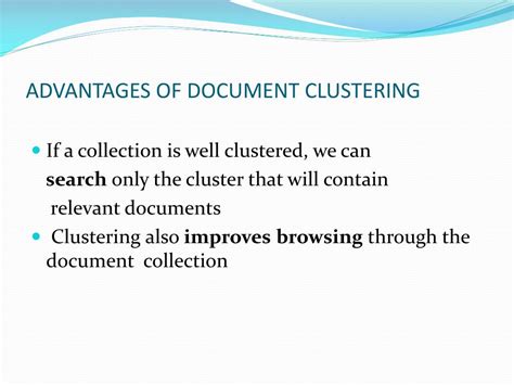 Ppt Scattergather A Cluster Based Approach For Browsing Large
