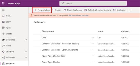 Memperluas Dan Menyesuaikan Komponen Coe Starter Kit Power Platform