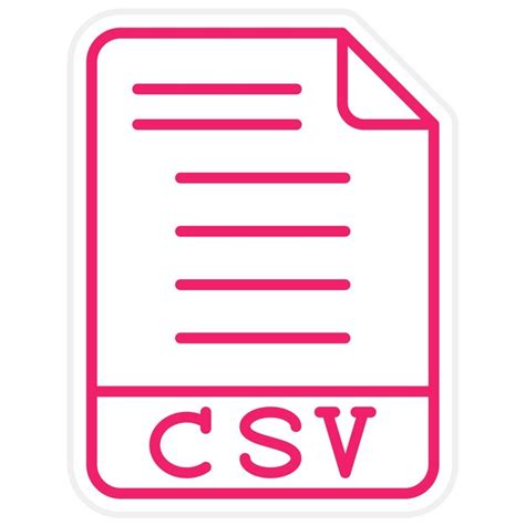 Premium Vector Vector Design Csv Icon Style