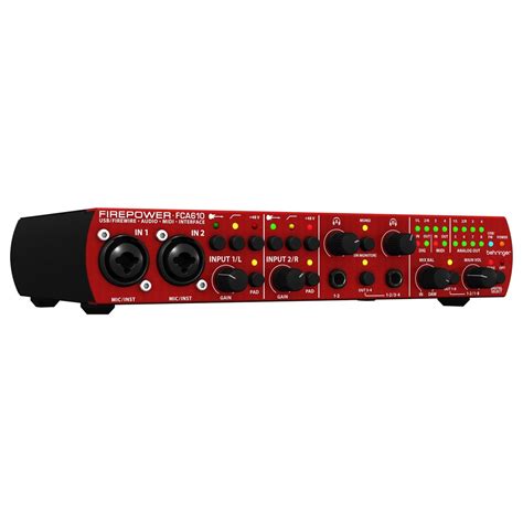 Disc Behringer Fca610 Firepower Usb Firewire Audio Interface At Gear4music