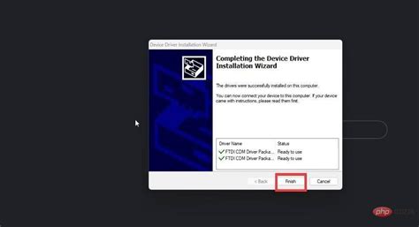 如何在 Windows 10 和 11 上下載和安裝 Ftdi 驅動程式 常見問題 Php中文網