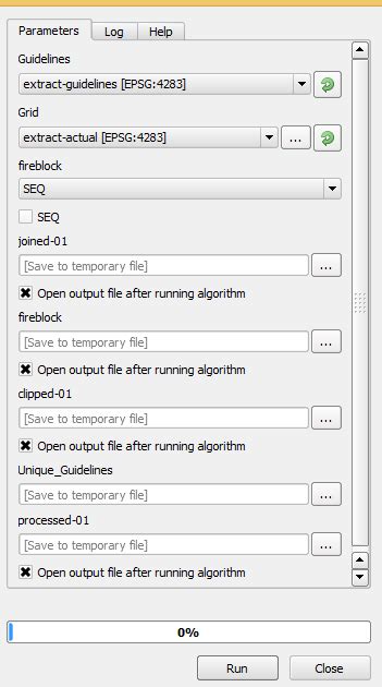 Executing A Qgis Model Per Feature Of A Polygon Geographic