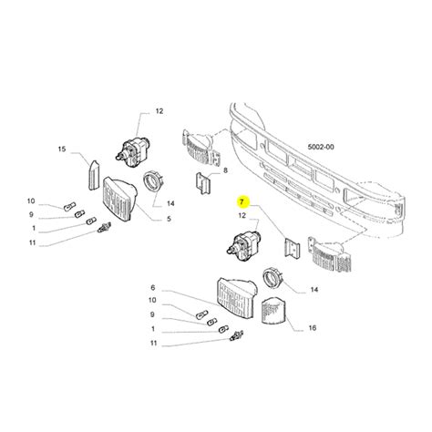 Kit acabamentos farol Eurotech VPereck Peças e Acessórios para