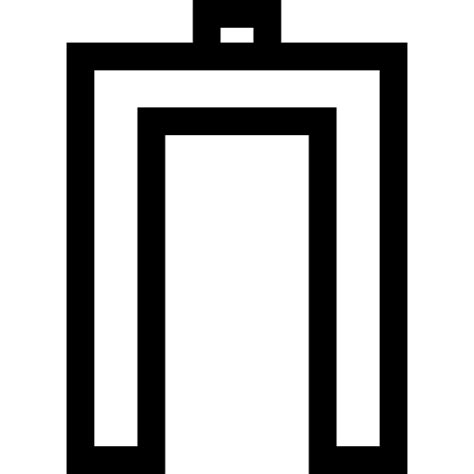 Metal Detector Basic Straight Lineal Icon