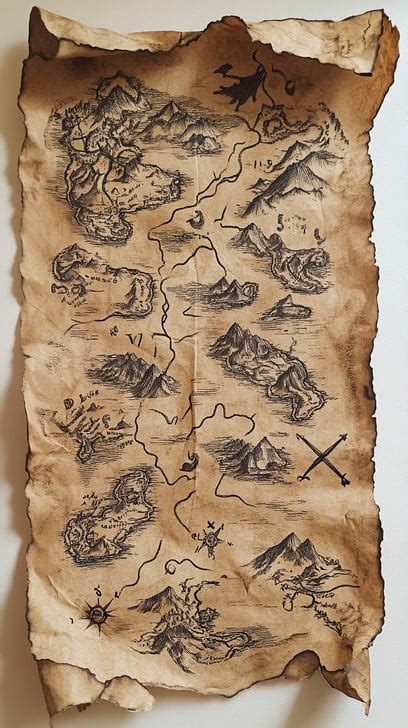 Free Ancient Treasure Map Image Map Treasure Ancient Download At Stockcake