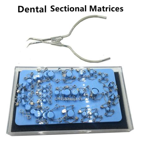 1set Matrices Dental Automatrix Matrix Bands Ring Sectional Contoured