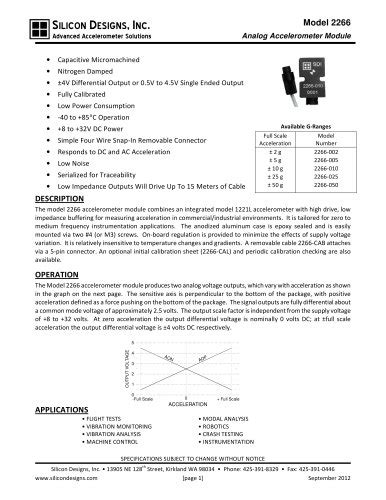 triaxial mems capacitive analog accelerometer module silicon designs