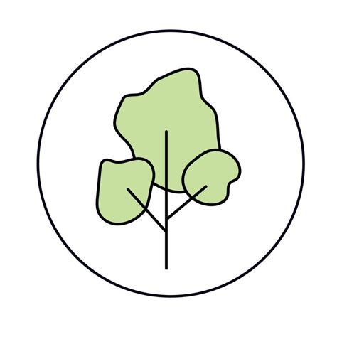 árbol Lineal Color Vector Icono 39871695 Vector En Vecteezy