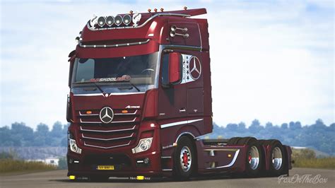 ETS2 1 40 Mercedes Actros MP4 Tuning Addons Euro Truck Simulator 2