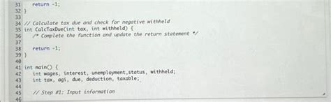 Solved Program Specifications Write A Program To Calculate
