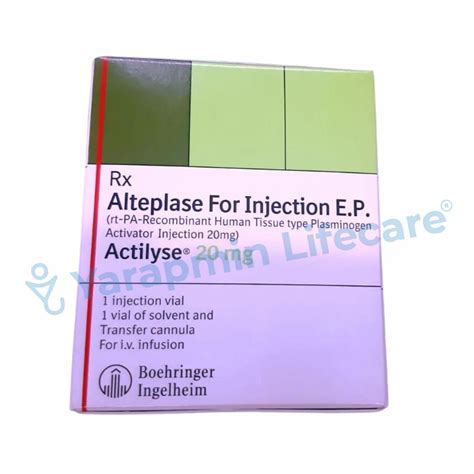 Actilyse 50mg Injection At ₹ 43310piece Actilyse In Nagpur Id