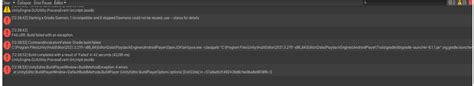 Unity Android Build Error Unity Engine Unity Discussions