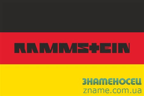 Флаг Rammstein купить | ЗНАМЕНОСЕЦ