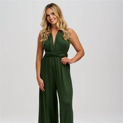 Emily Rose Rust Multiway Bridesmaid Jumpsuit