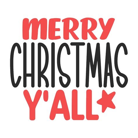 Premium Vector Merry Christmas Yall